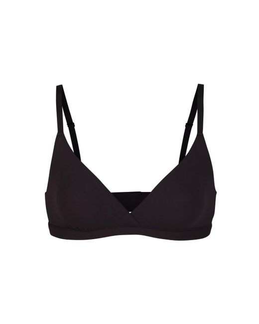 Skims Fits Everybody Bundle Crossover Bralette in Black | Lyst
