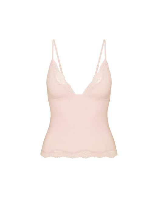 Skims Triangle Cami Top in Pink | Lyst