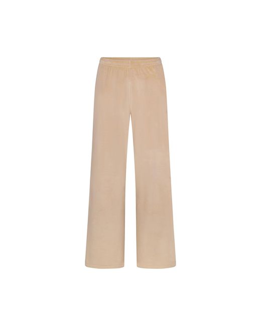 Skims Long Pajama Set in Natural | Lyst