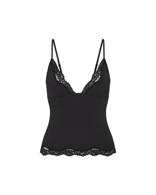 Skims Triangle Cami Top And Boy Short Set in Black | Lyst