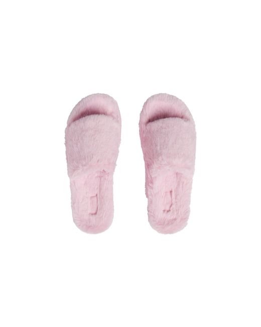 Skims Getting Ready Plush Slipper in Pink | Lyst