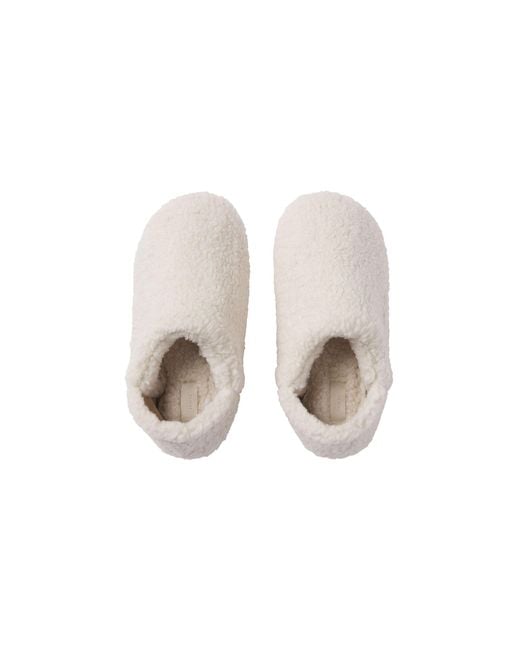 Skims Sherpa Convertible Slipper in White | Lyst
