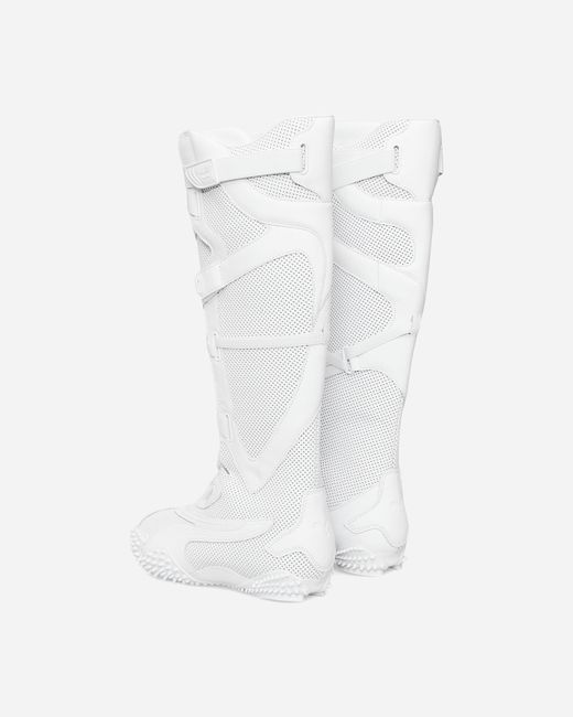 PUMA S Mostro Leather Boots in White | Lyst