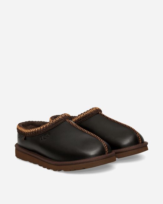UGG Men S Tasman Leather Regenerate Sandals Ironwood in Brown for Men ...