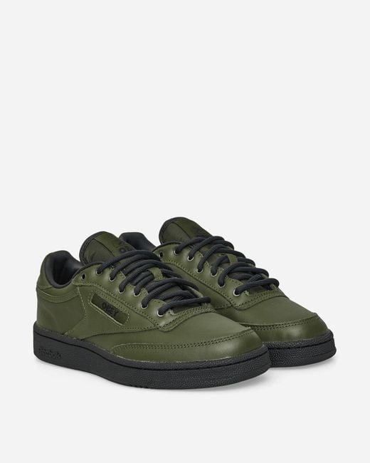 Reebok Obey Club C 85 Sneakers in Green for Men | Lyst