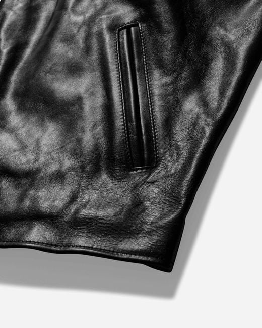 Our Legacy S Mini Leather Jacket in Black for Men | Lyst