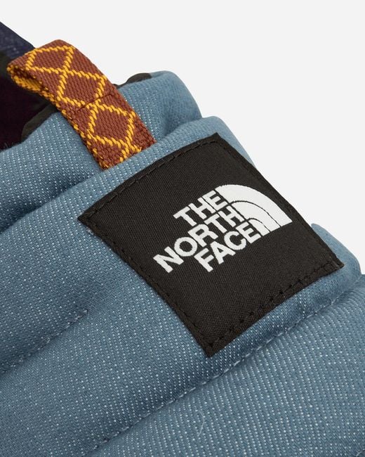 The North Face Nuptse Denim Mules Light Denim in Blue for Men | Lyst