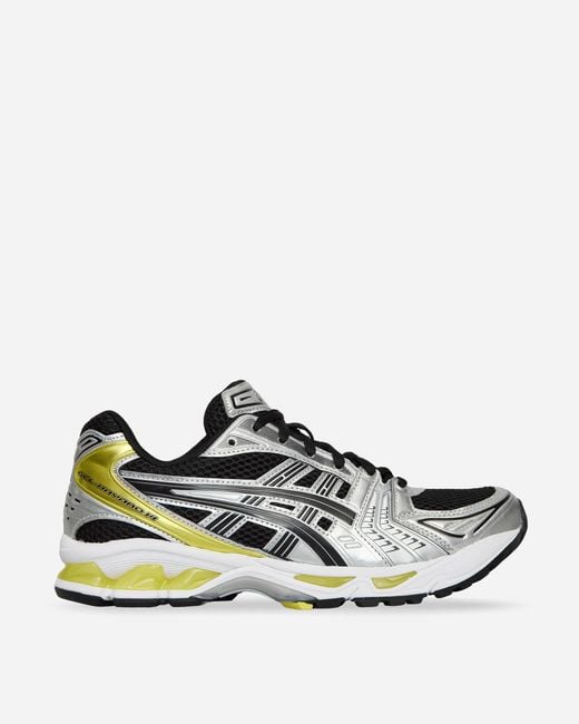 Asics Gel-kayano 14 Sneakers Black / Lemon Spark for Men | Lyst