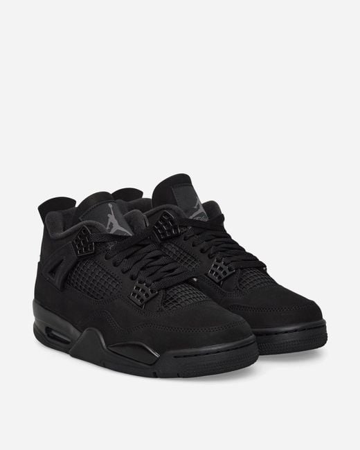 Nike Air Jordan 4 Sneakers Cat in Black for Men | Lyst UK