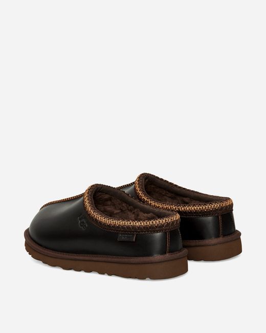 UGG Men S Tasman Leather Regenerate Sandals Ironwood in Brown for Men ...