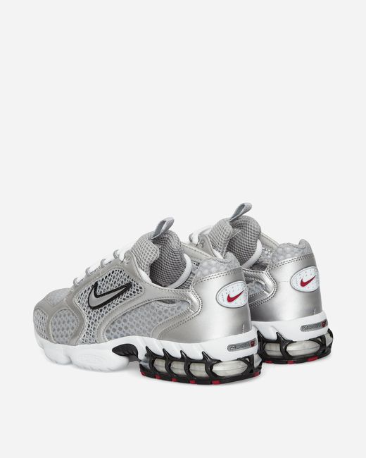 Nike Air Zoom Spiridon Cage 2 Sneakers Light Smoke / Metallic Silver in ...