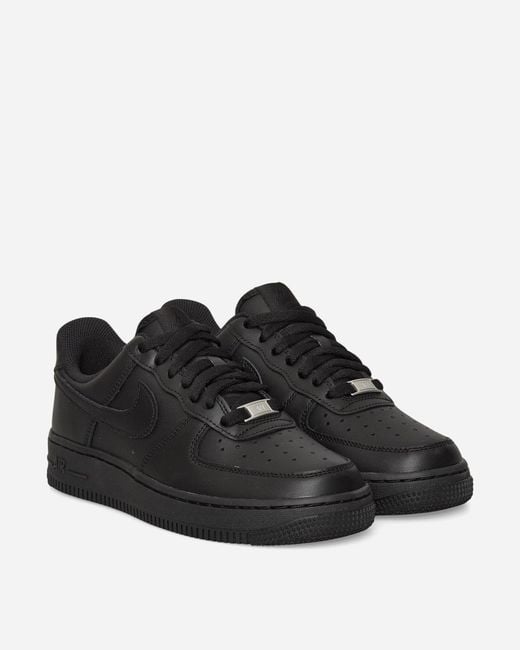 Nike Women S Air Force 1 07 Sneakers in Black | Lyst UK