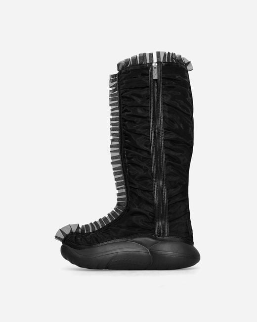 UGG Collina Strada Tall Ruffle Boots in Black for Men | Lyst