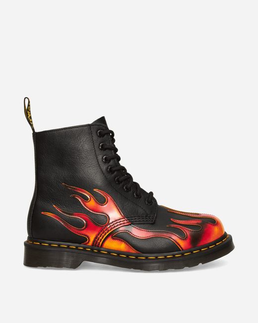 Dr. Martens 1460 Pascal Flame Boots / Vibrant Red for Men | Lyst UK
