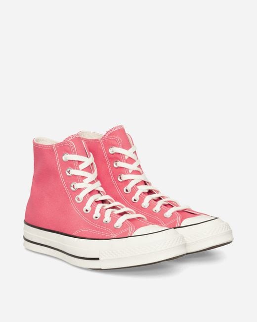 Converse Chuck 70 Vintage Canvas Sneakers Bright in Pink for Men | Lyst UK