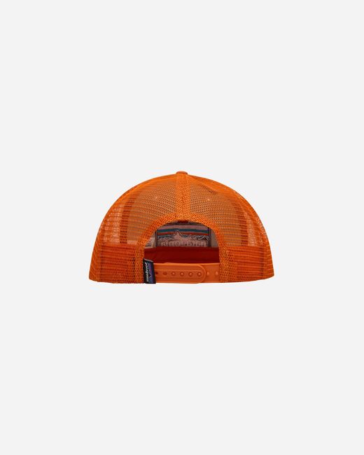 Patagonia P-6 Logo Trucker Hat Redtail Rust in Blue for Men | Lyst