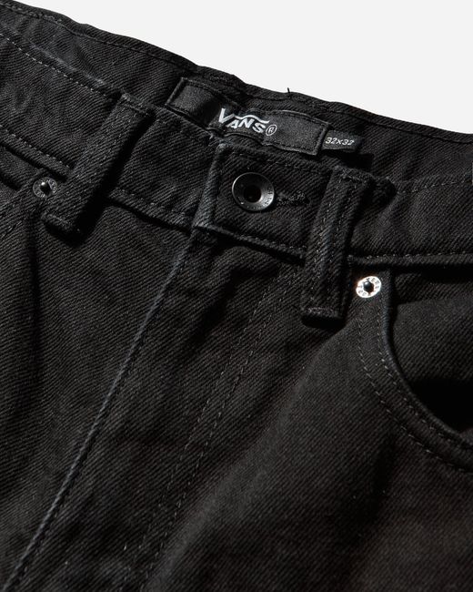 Vans S Check-5 Baggy Denim Pants in Black for Men | Lyst UK
