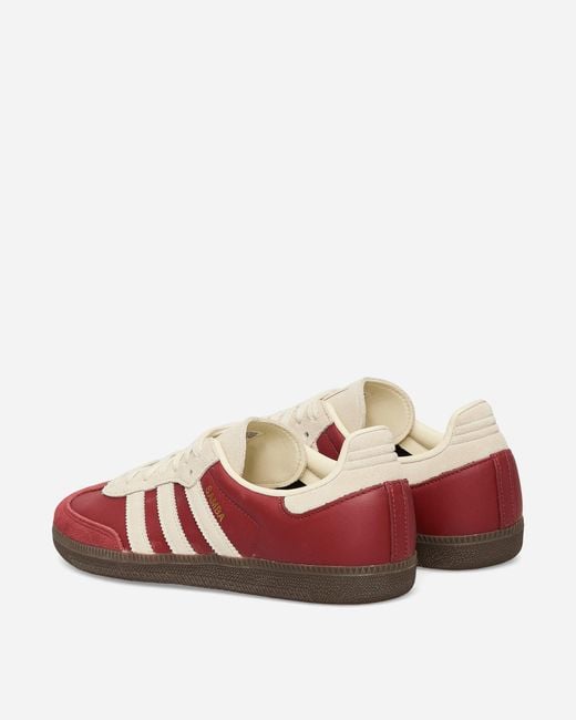 adidas Samba Og Sneakers Preloved Ruby Cream in White for Men | Lyst