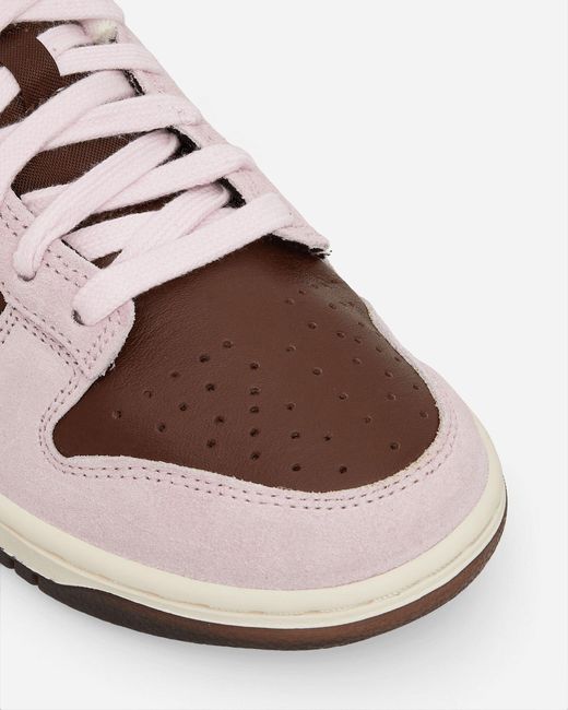 Nike Wmns Dunk Low Sneakers Cacao Wow / Pink Foam in White for Men | Lyst