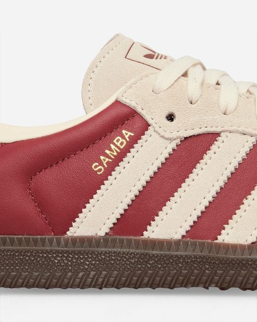 adidas Samba Og Sneakers Preloved Ruby Cream in White for Men | Lyst