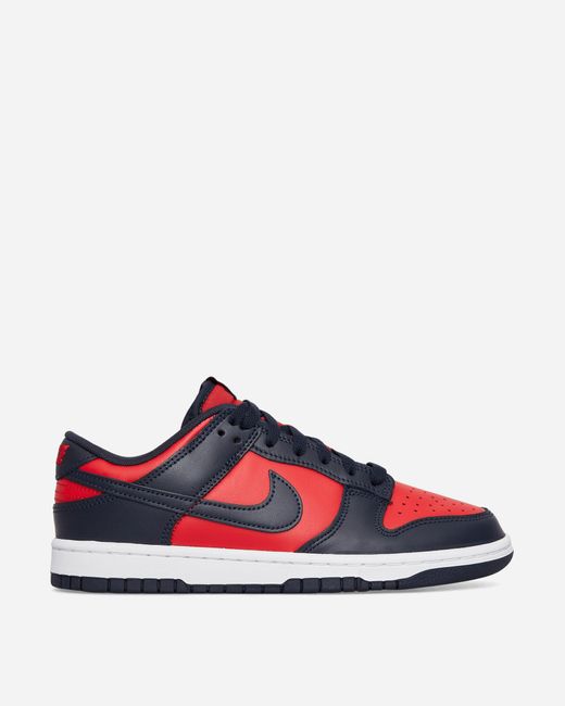 Nike Dunk Low Retro Sneakers University Obsidian in Red for Men | Lyst