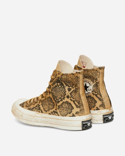 Converse Chuck 70 Serpentine Sneakers Snake in Natural for Men | Lyst