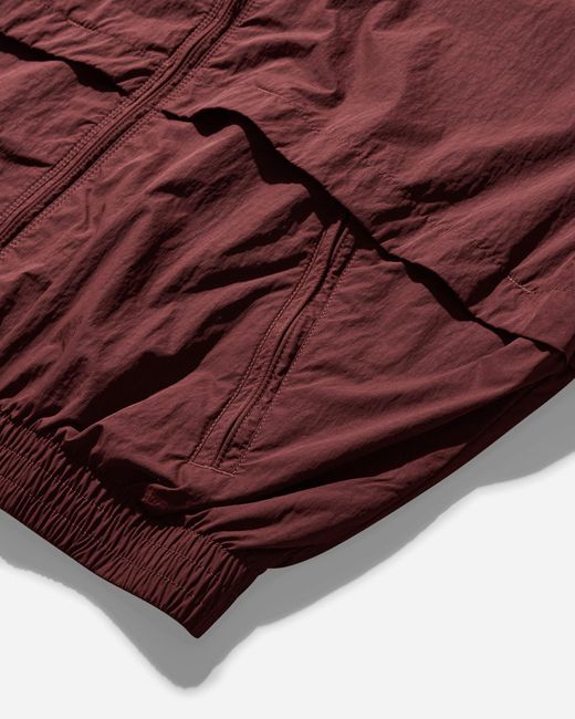 Nike Solo Swoosh Woven Track Jacket Dark Pony in Red for Men | Lyst