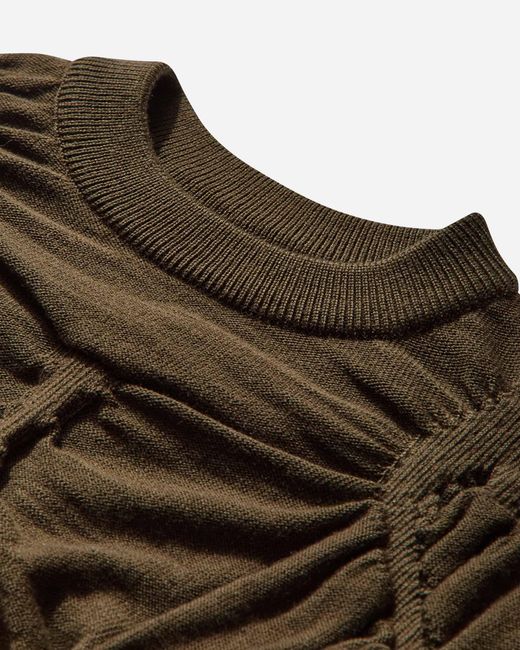 Roa Women S Pinched Wool Knit Top Olive in Green | Lyst UK