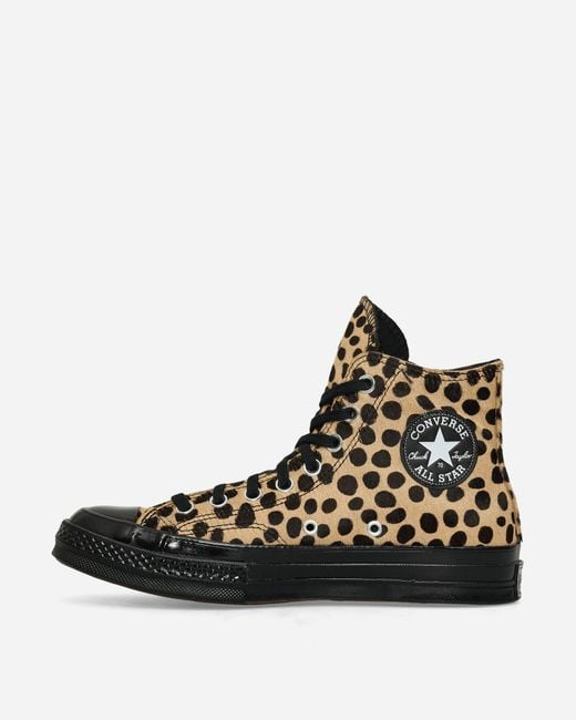 Converse Chuck 70 Pony Hair Sneakers Gold in Black for Men | Lyst