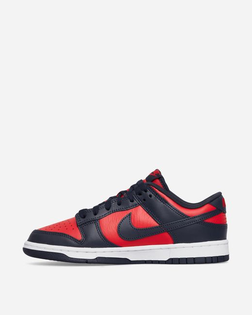 Nike Dunk Low Retro Sneakers University Obsidian in Red for Men | Lyst