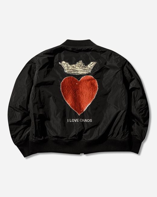 Undercover Women S I Love Chaos Bomber Jacket in Black | Lyst UK