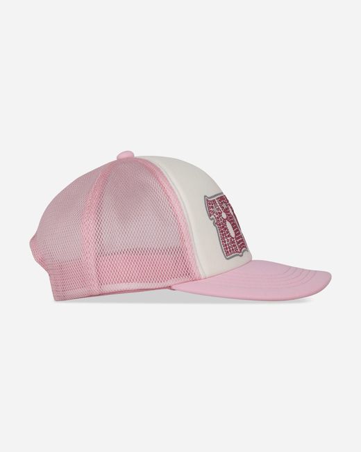 Hysteric Glamour Hypnotized Logo Rhinestone Mesh Cap in Pink for Men | Lyst