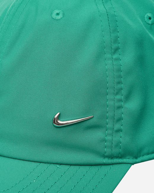 Nike Dri-Fit Club Metal Swoosh Cap Stadium in Green for Men | Lyst ...