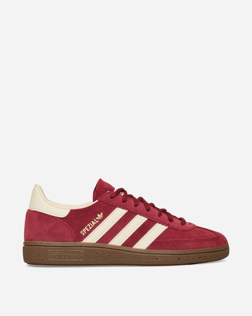 adidas Handball Spezial Sneakers Noble Maroon / Cream White in Red for ...