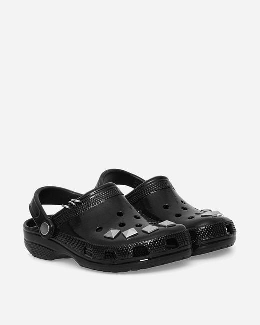 Crocs™ S Classic Studded Clogs in Black | Lyst