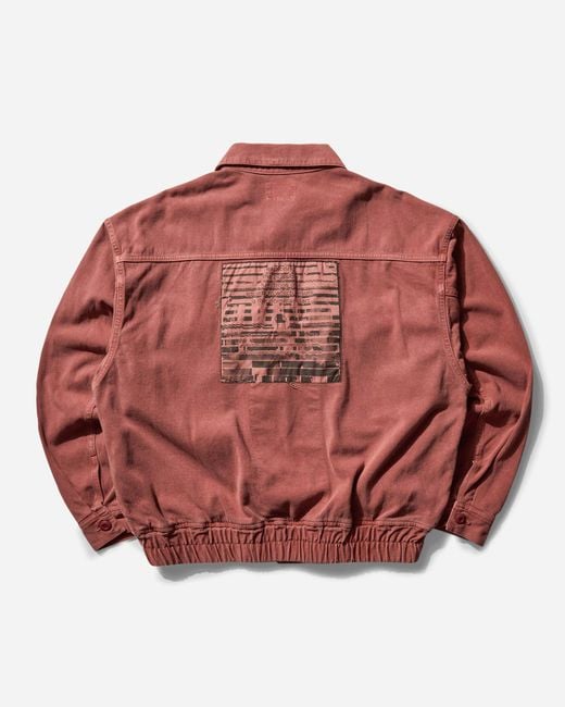 Cav Empt Overdye Community Button Jacket in Red for Men | Lyst