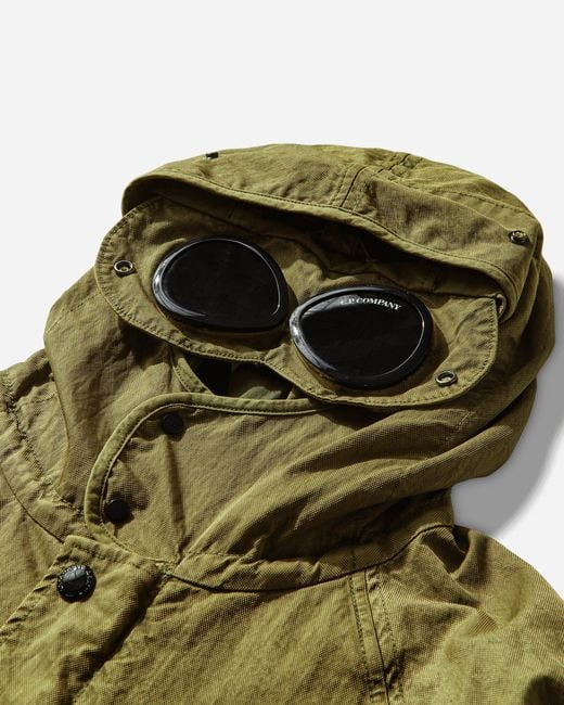 C.P. Company Men S Panama-r Mixed goggle Jacket Antique Moss in Green ...