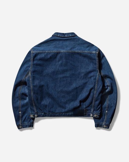 Visvim Men S Ss 101x Jacket Damaged (check) in Blue for Men | Lyst