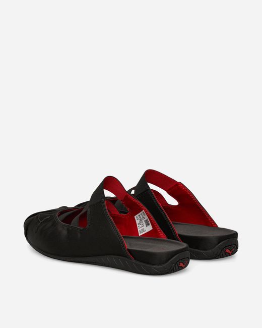 PUMA Women S Speedcat Satin Mules / For All Time Red in Black | Lyst