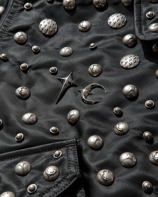 Alpha Industries Thug Club Cwu 45/p All-over Rivet Flight Jacket in ...