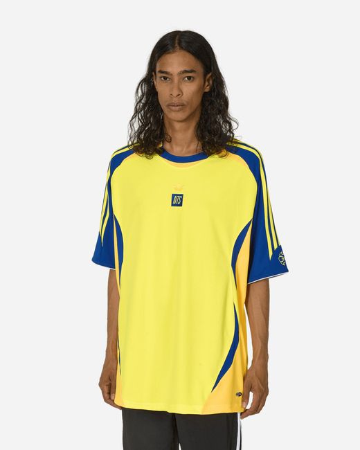 adidas Nts Radio Jersey Beam in Yellow for Men | Lyst