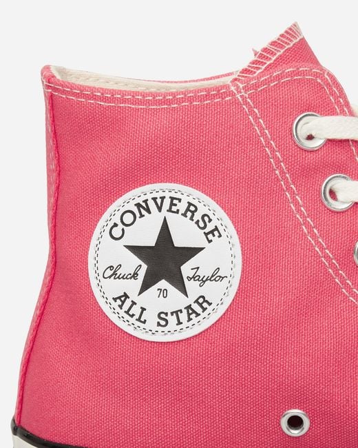 Converse Chuck 70 Vintage Canvas Sneakers Bright in Pink for Men | Lyst UK