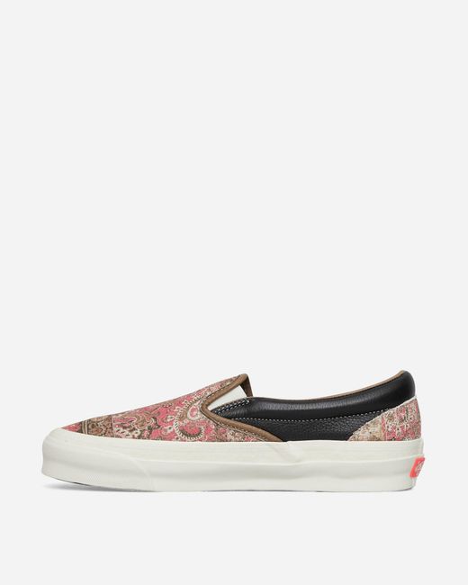 Vans Og Classic Slip-on Lx Grannys Rug Sneakers Kangaroo in White for ...
