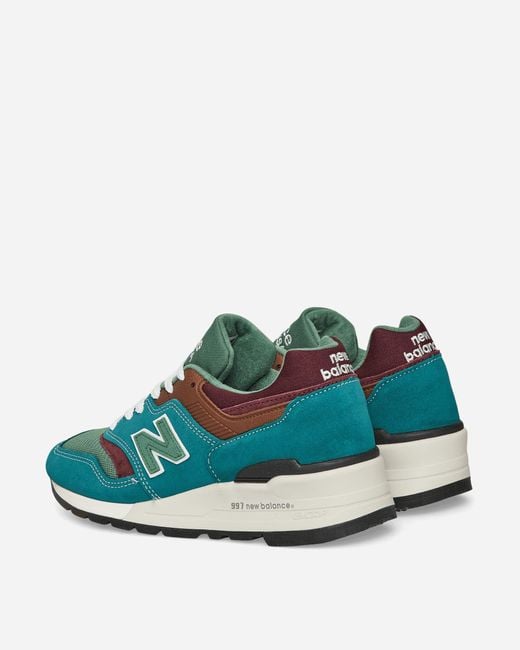 New Balance Made In Usa 997 Sneakers Vintage Teal / Jade in Green for Men | Lyst