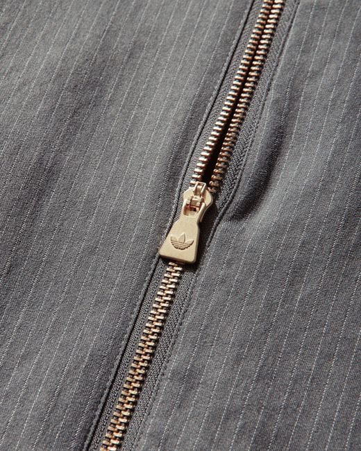 adidas Men S Firebird Loose Pinstripes Track Top Four in Grey for Men ...