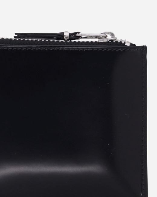 Comme des Garçons Mirror Inside Zip Around Wallet Black / Silver for ...
