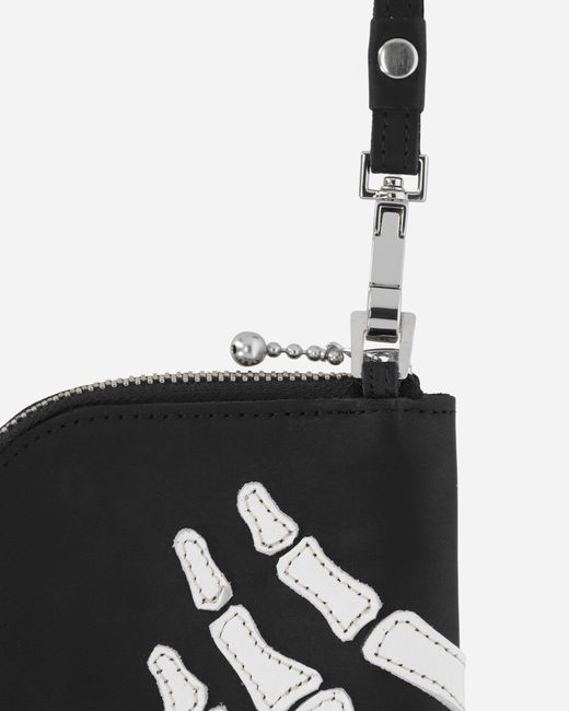 Kapital Thumb-up Bone Hand Zip Neck Pouch in Black for Men | Lyst