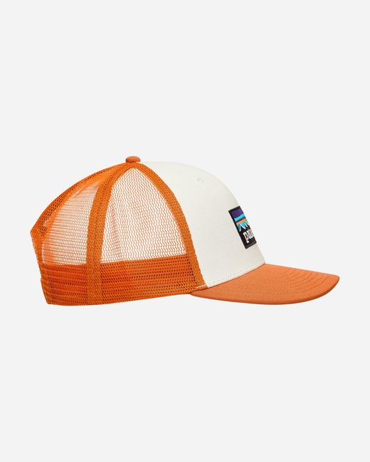 Patagonia P-6 Logo Trucker Hat Redtail Rust in Blue for Men | Lyst
