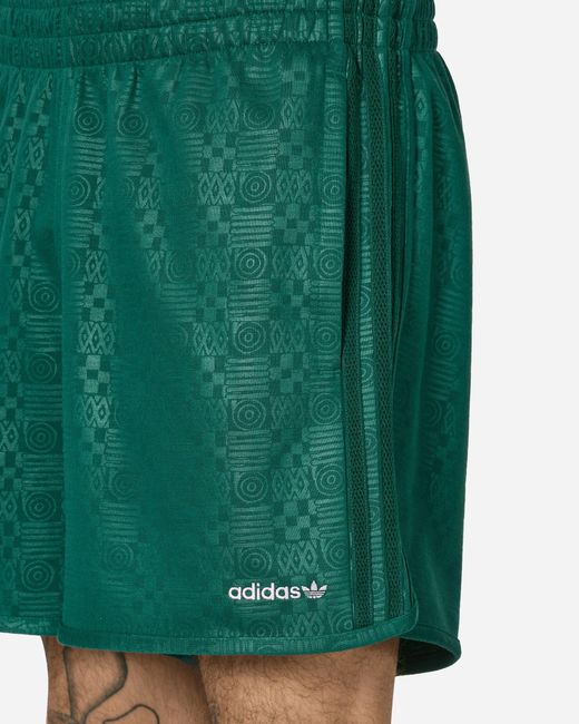 adidas 80S Embossed 3-Stripes Sprinter Shorts Collegiate in Green for ...