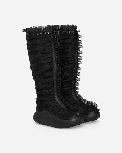 UGG Collina Strada Tall Ruffle Boots in Black for Men | Lyst